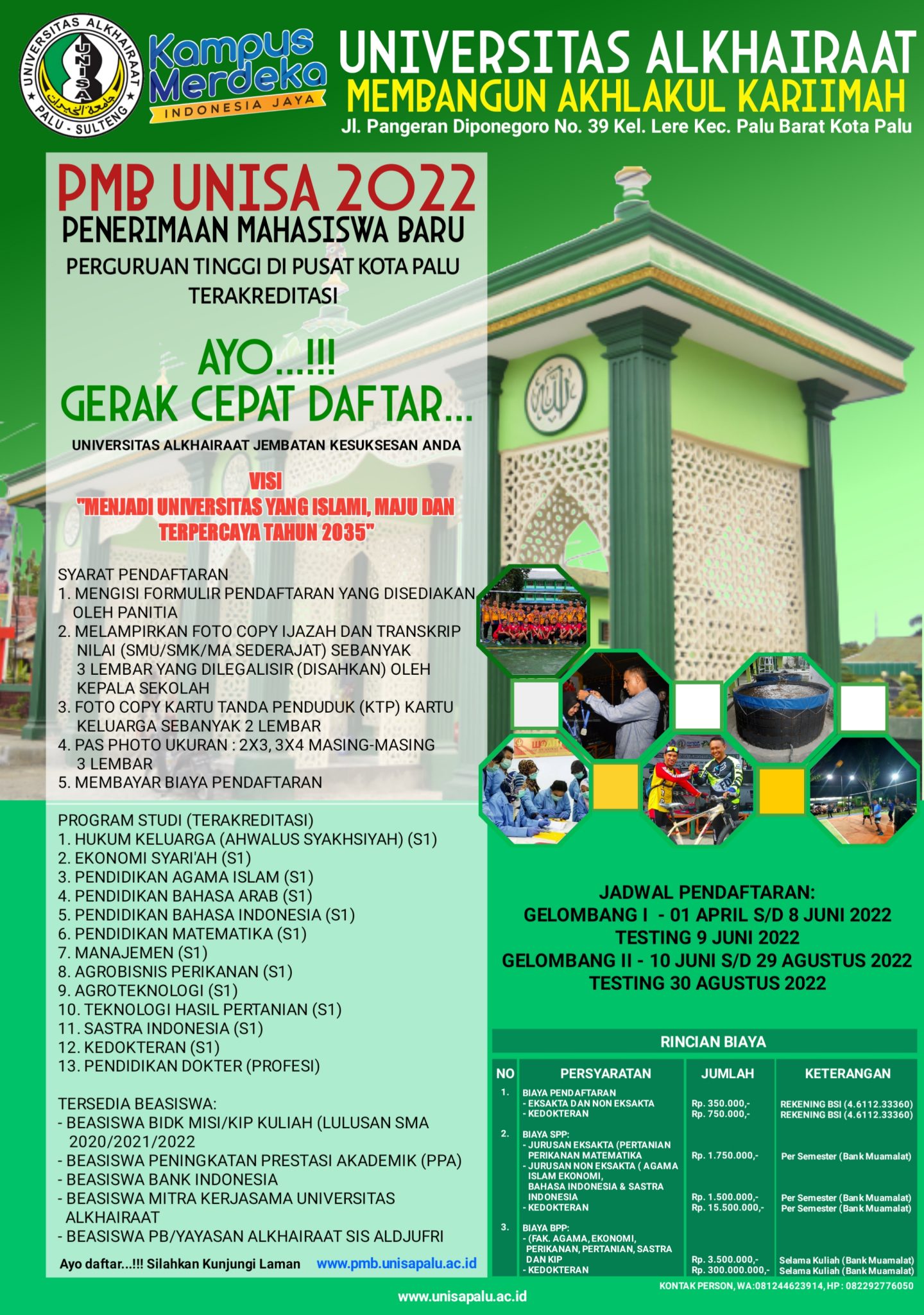 Website Resmi FK Unisa Palu