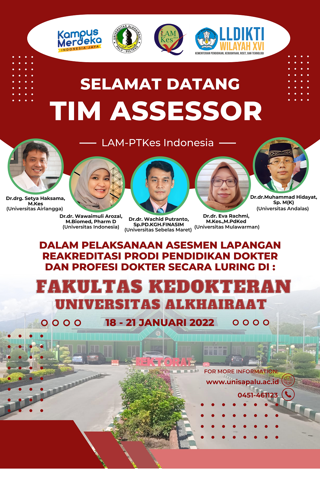 Website Resmi FK Unisa Palu